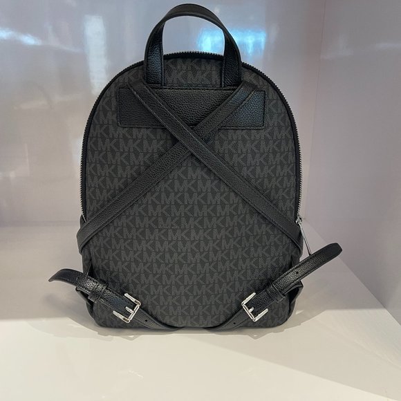 Michael Kors | Bags | Michael Kors M Backpack Mk Black Multi | Poshmark